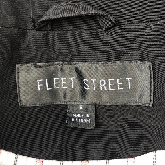 fleet street | Jackets & Coats | Fleet Street Gorgeous Black Trench ...